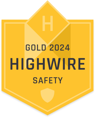 Highwire Awards Wayne Brothers the Gold Safety Award | Wayne Brothers
